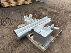 Squirrel Cage Fan & Misc Duct Work - Lee Real Estate & Auction Service