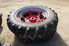 13.6 x 38 Rear Tractor Tires w/ Rims - Lee Real Estate & Auction Service