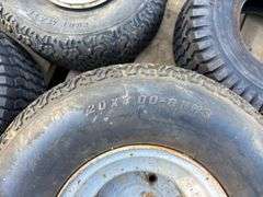 Various Small Tires, some on rims - Lee Real Estate & Auction Service