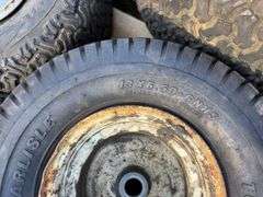Various Small Tires, some on rims - Lee Real Estate & Auction Service