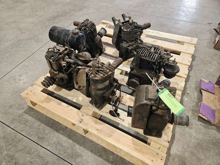 (6) Antique Single Cylinder Engines - Lee Real Estate & Auction Service