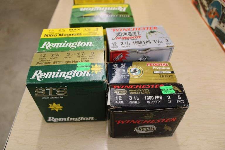 80+ rnds of various 12 ga. bird shot - Lee Real Estate & Auction Service