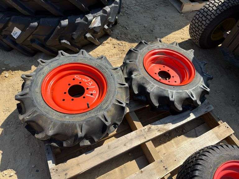 (2) New Kubota Tractor Tires - Lee Real Estate & Auction Service