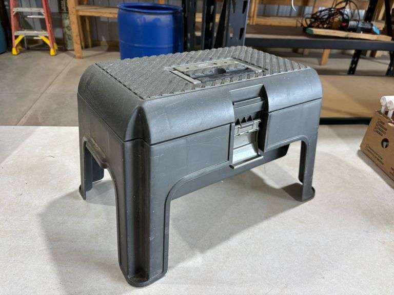 Step Stool Tool Box - Lee Real Estate & Auction Service