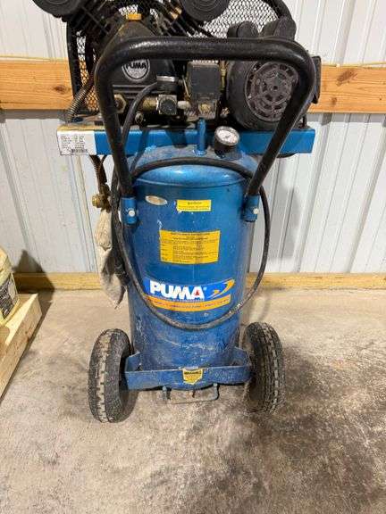 Puma 20gal Upright Air Compressor - Lee Real Estate & Auction Service