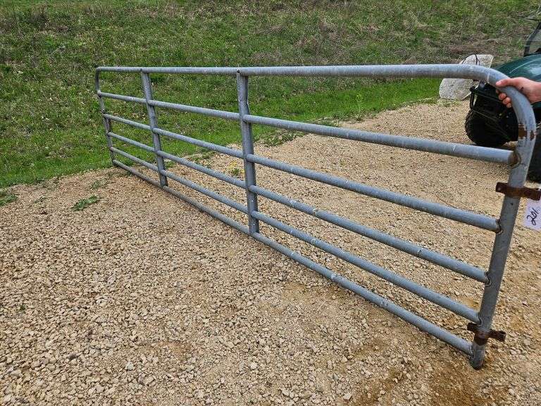 16ft Galv. Pipe Gate - Lee Real Estate & Auction Service