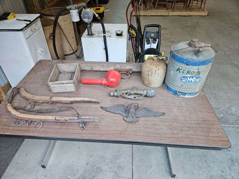 Antique Lot of Farm Items - Lee Real Estate & Auction Service
