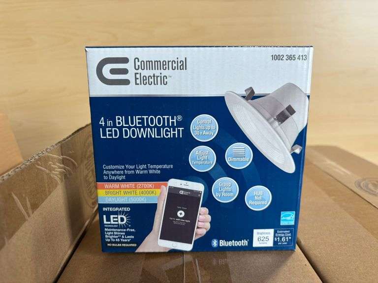 (6) New 4 Packs of 4" Bluetooth LED Lights - Lee Real Estate & Auction ...