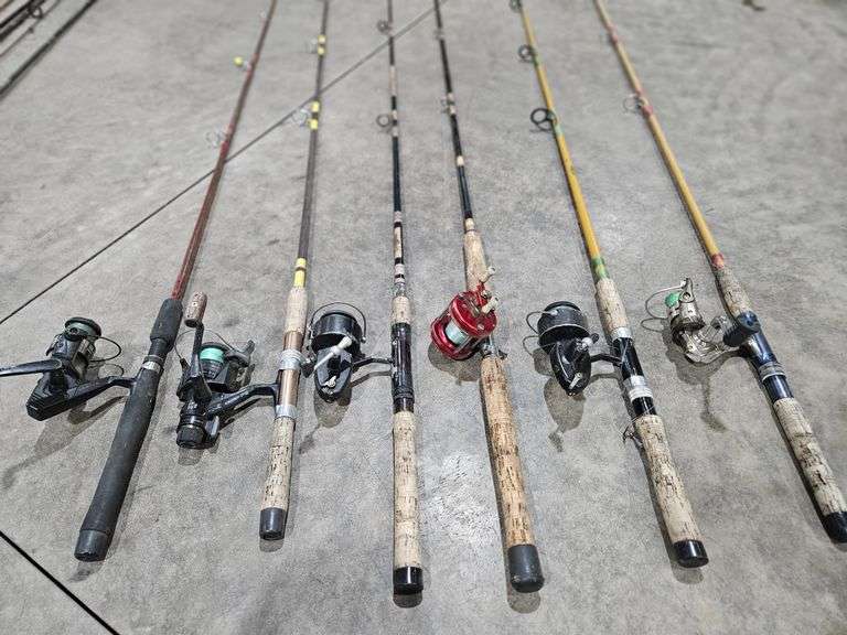 (6) Good Rods & Reels - Lee Real Estate & Auction Service