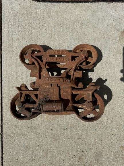 Vintage Hay Track Trolley - Lee Real Estate & Auction Service