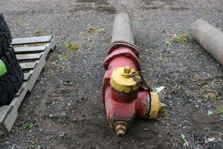Cast Iron municipal fire hydrant, yellow covers - Lee Real Estate ...