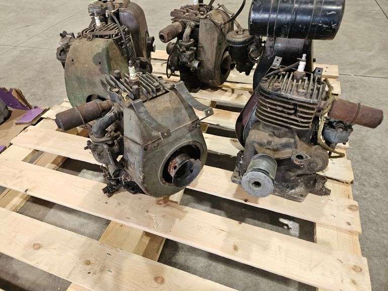 (6) Antique Single Cylinder Engines - Lee Real Estate & Auction Service