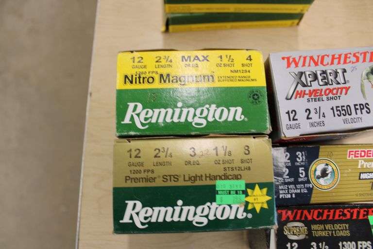 80+ rnds of various 12 ga. bird shot - Lee Real Estate & Auction Service