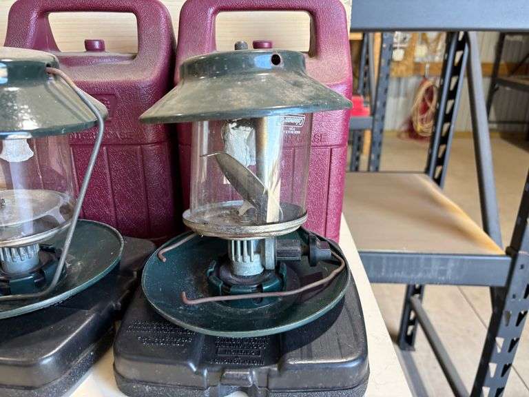 (2) Coleman Lanterns - Lee Real Estate & Auction Service