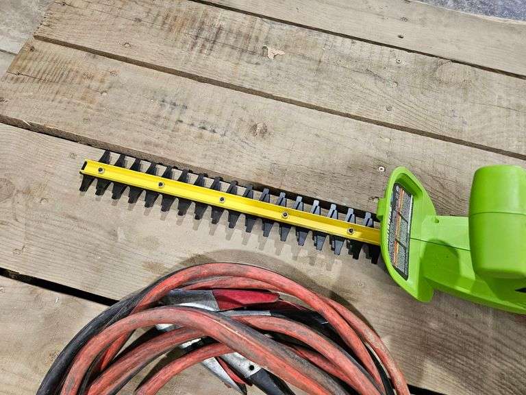 Jumper Cables-Hedge Trimmer-Work Lights - Lee Real Estate & Auction Service