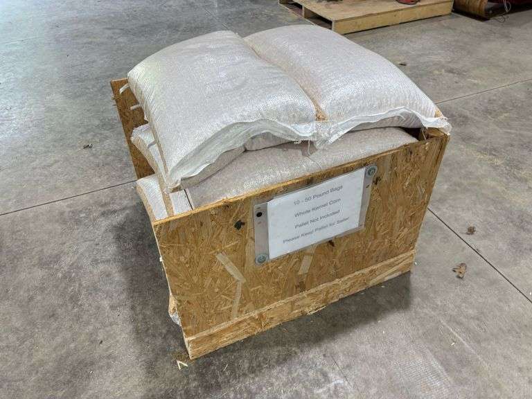 (10) 50lb Bags of Whole Kernel - Pallet Not Included - Lee Real Estate ...