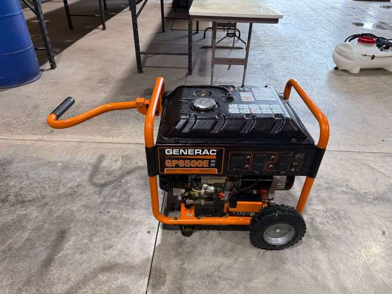 Generac GP6500E Generator - Lee Real Estate & Auction Service