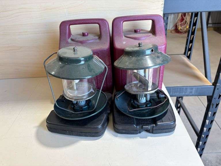 (2) Coleman Lanterns - Lee Real Estate & Auction Service