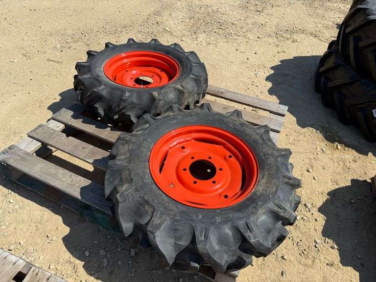 (2) New Kubota Tractor Tires - Lee Real Estate & Auction Service