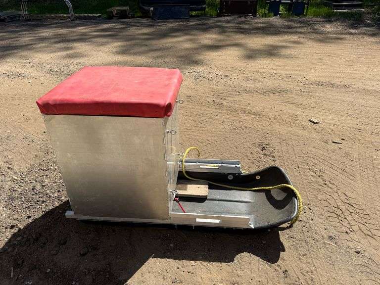 Ice Fishing Sled w/ Storage - Lee Real Estate & Auction Service