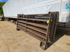 (11) 12-ft. Priefert Corral Panels - Lee Real Estate & Auction Service