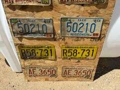 License Plate Display - Lee Real Estate & Auction Service