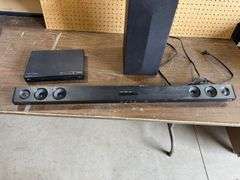 LG Blueray DVD Player w/ Sound Bars - Lee Real Estate & Auction Service