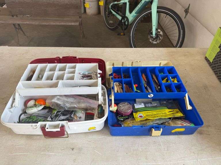 (2) Tackle Boxes w/ Assortment of Tackle - Lee Real Estate & Auction ...