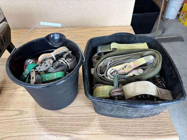 (2) Containers of Ratchet Straps - Lee Real Estate & Auction Service