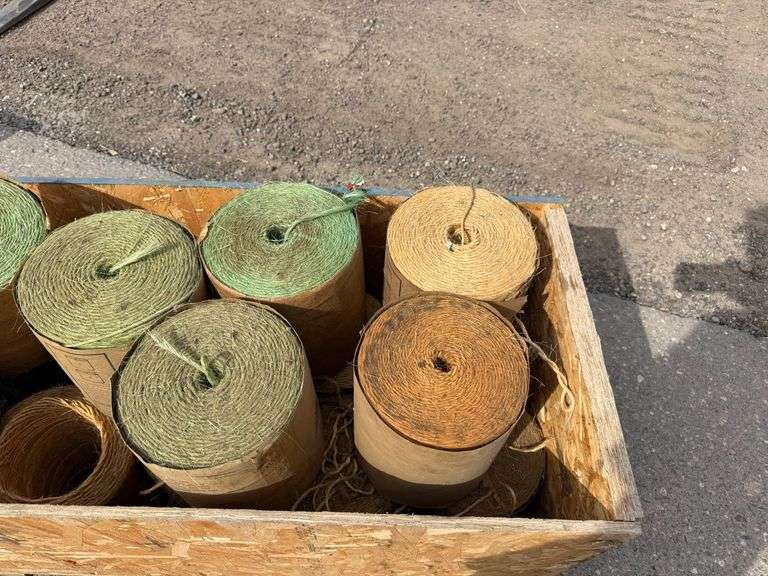 (17) Rolls of Hemp Baler Twine - Lee Real Estate & Auction Service