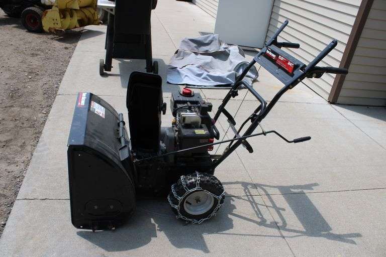 Yard Machine snow blower - Lee Real Estate & Auction Service