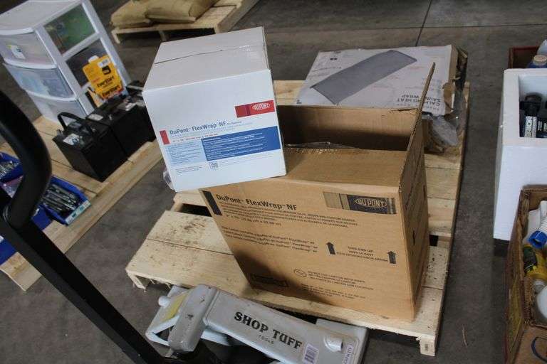3 new boxes of Dupont flex wrap - Lee Real Estate & Auction Service