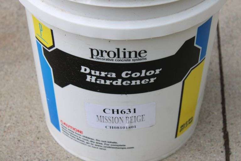 New 5 gal. pail of concrete color & hardener - Lee Real Estate ...