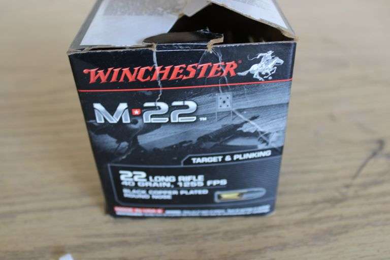 All most full box of .22 ammo - Lee Real Estate & Auction Service