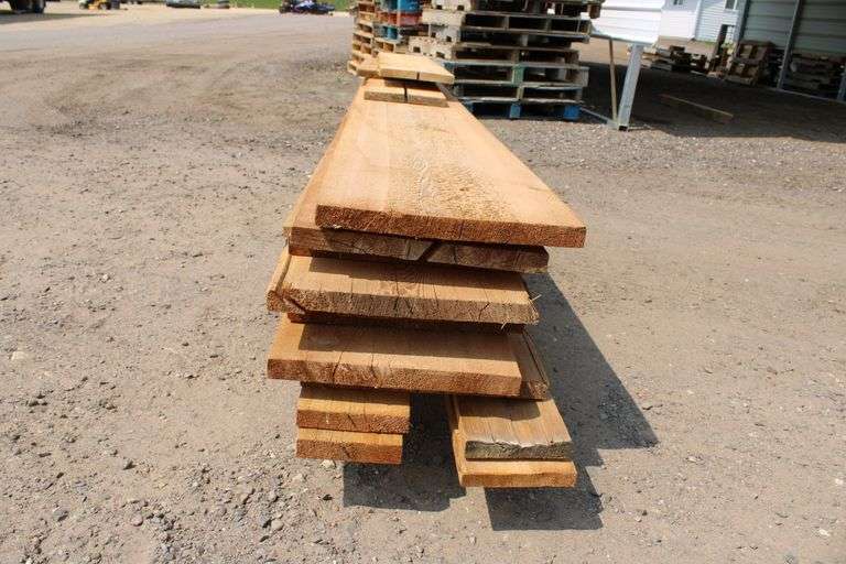 5/4 Western Red Cedar lumber - Lee Real Estate & Auction Service