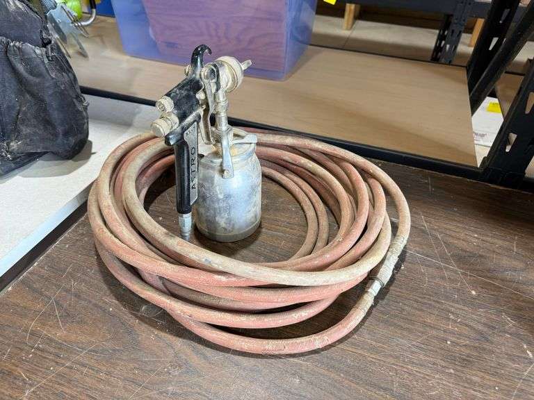 Astro Air Paint Sprayer w/ Air Hose - Lee Real Estate & Auction Service