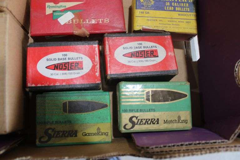 Assortment of new reloading bullets - Lee Real Estate & Auction Service