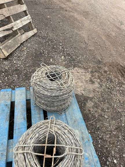(2) Rolls of Barbed Wire - Lee Real Estate & Auction Service