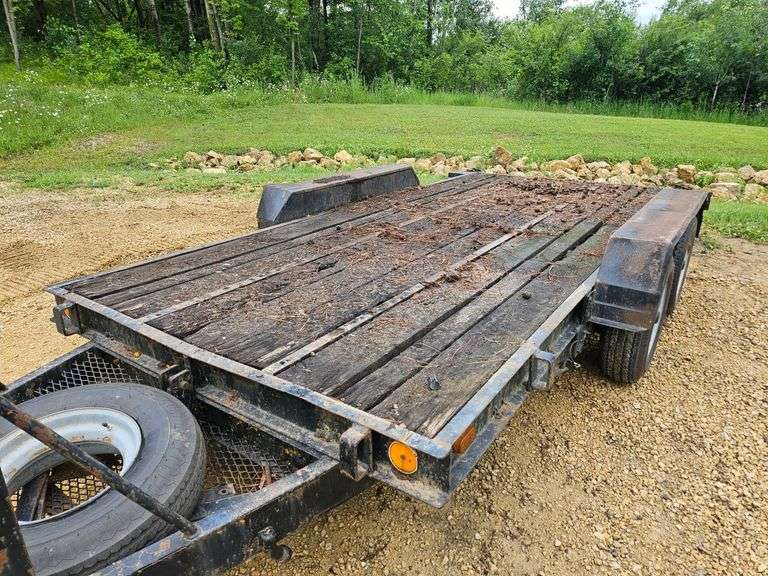 14-ft. Tandem Trailer (no title) - Lee Real Estate & Auction Service