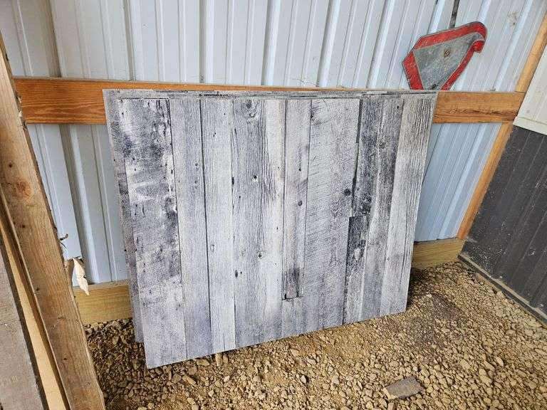 Prefinished Wallboard Pieces - Lee Real Estate & Auction Service
