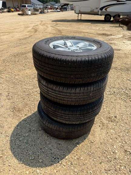 Set of 4 Tires w/ Rims - Lee Real Estate & Auction Service