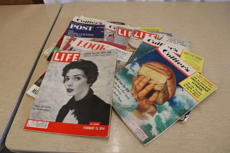 12 antique Magazines - Lee Real Estate & Auction Service