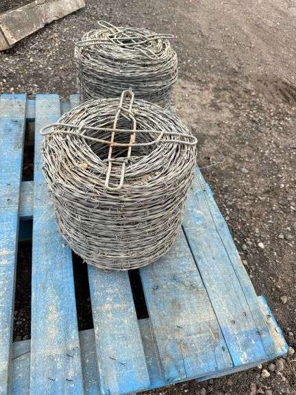 (2) Rolls of Barbed Wire - Lee Real Estate & Auction Service