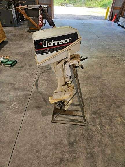 Johnson 4-hp Outboard Motor - Lee Real Estate & Auction Service