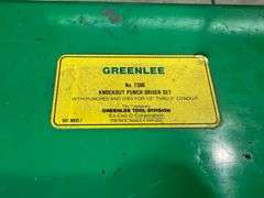 Greenlee Hyd. Knock Out Set - Lee Real Estate & Auction Service