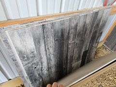 Prefinished Wallboard Pieces - Lee Real Estate & Auction Service