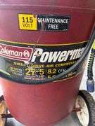 Coleman 27 Gal Upright Air Compressor - Lee Real Estate & Auction Service