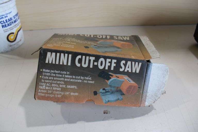 Harbor Freight elec. mini cut off saw - Lee Real Estate & Auction Service