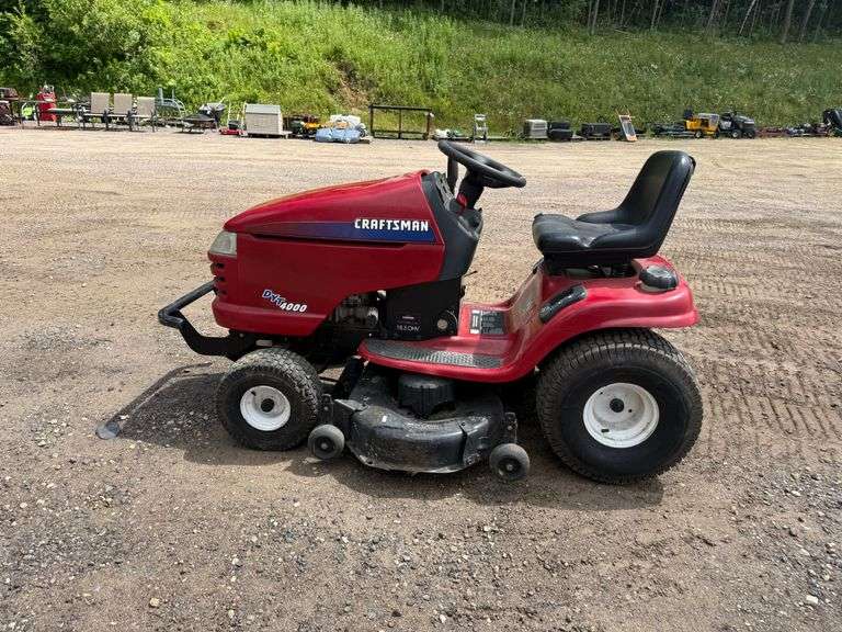 Craftsman DYT 4000 Riding Lawn Mower - Lee Real Estate & Auction Service