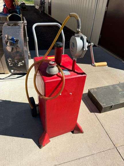Handy 30 Gal Gas Caddy - Lee Real Estate & Auction Service